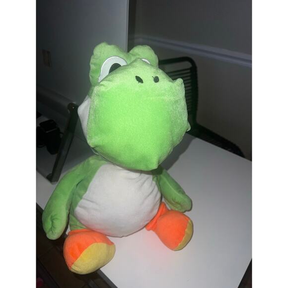 taito | Toys | Htf Nintendo Plush 7 Big Jumbo Sitting Green Yoshi Super ...